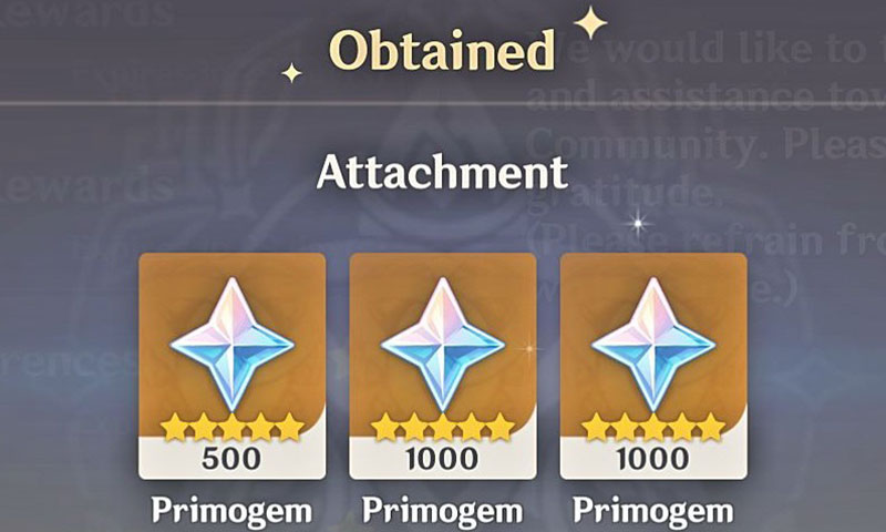 Gift code Genshin Impact mới nhất, cập nhật mới 2023